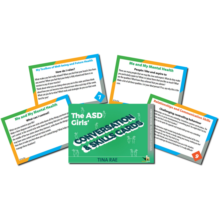 The ASD Girls' Wellbeing Toolkit and Conversation Cards Set of 2 - Loggerhead Publishing